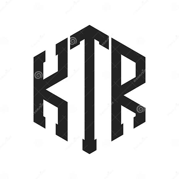 KTR Logo Design. Initial Letter KTR Monogram Logo Using Hexagon Shape ...