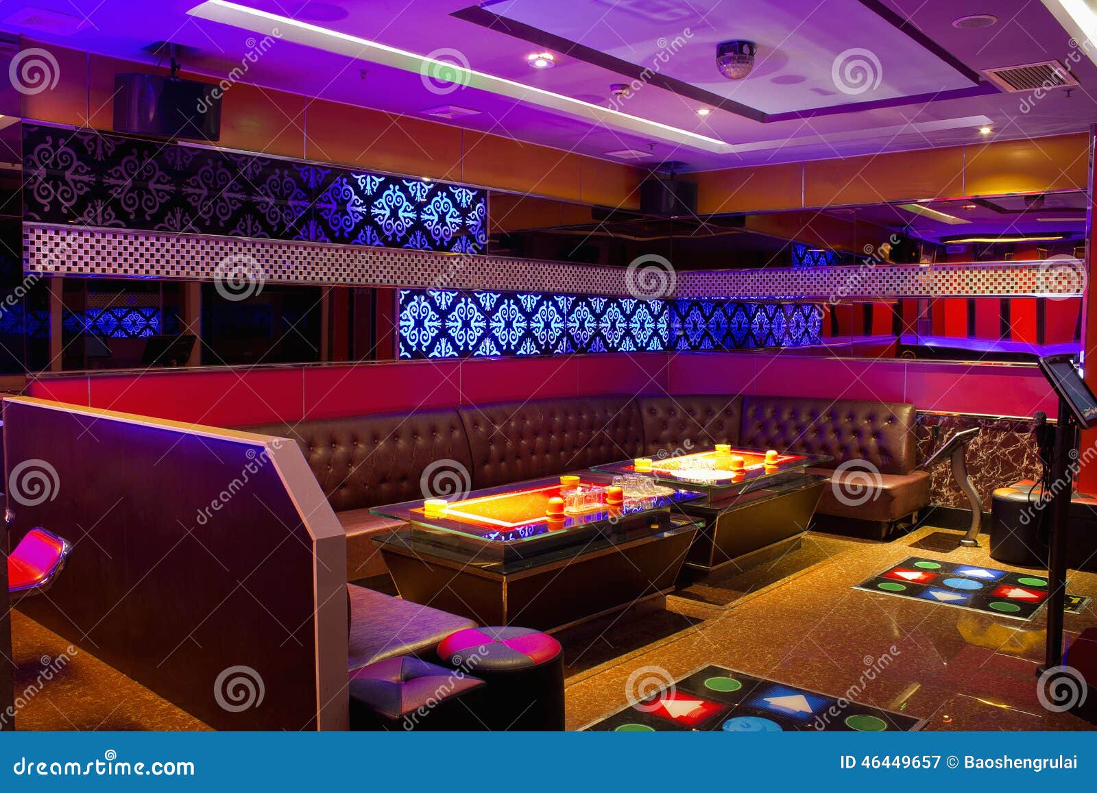 Ktv room stock image. Image of interior, modern, interion - 46449657