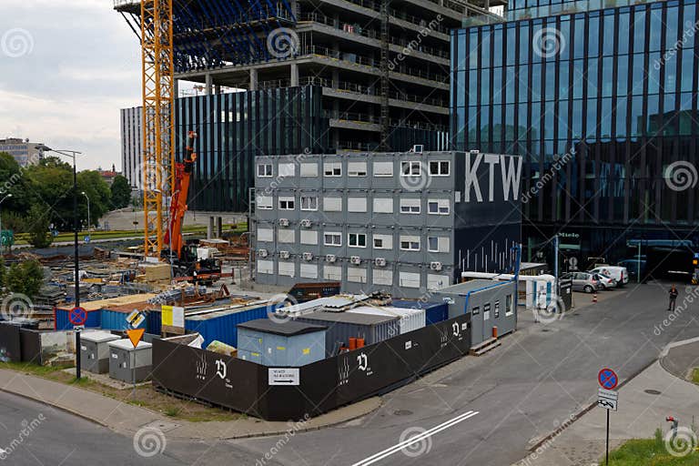 KTW Office Complex Construction Site Editorial Photo - Image of ...