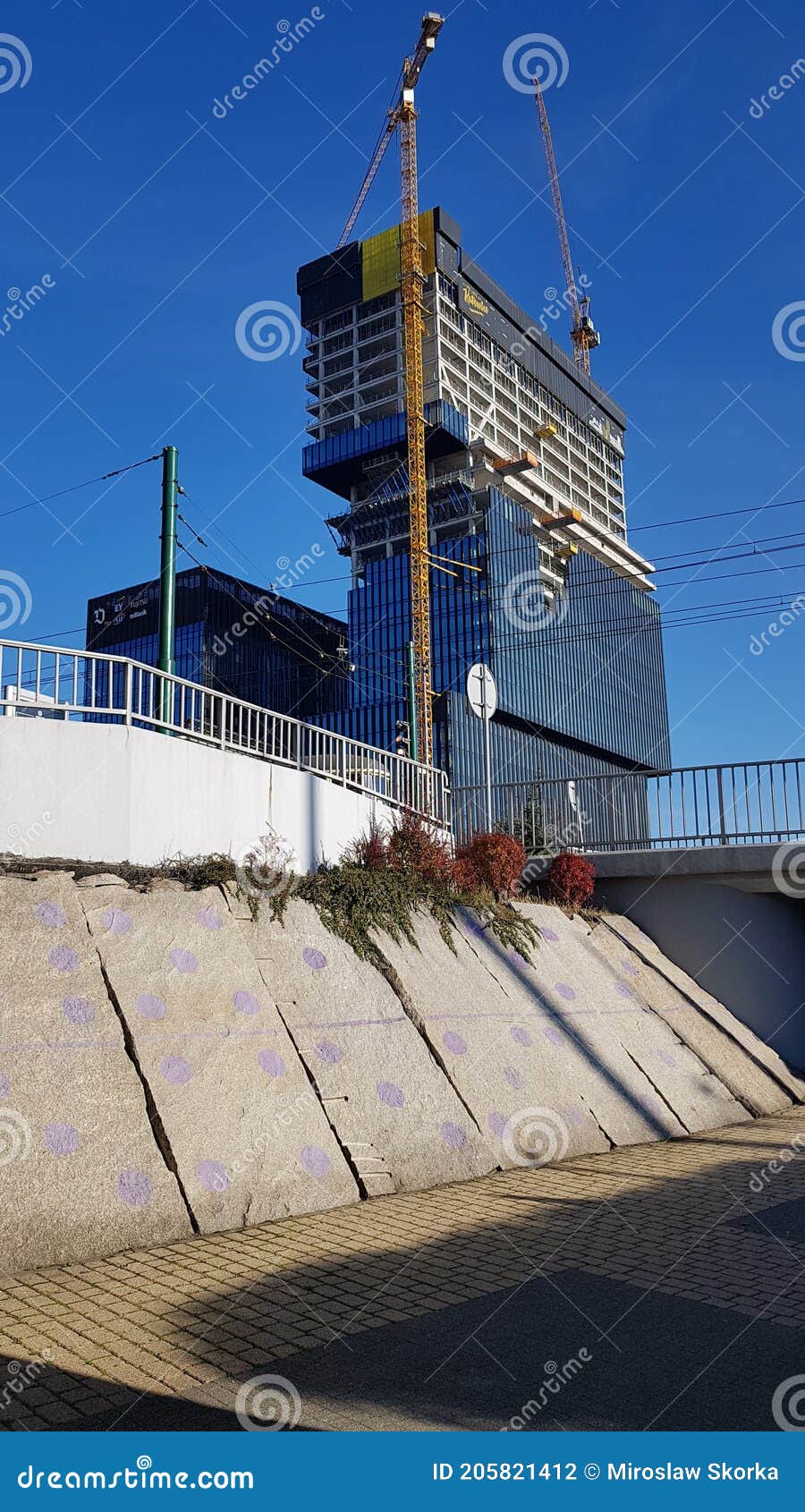 KTW Office Complex Under Construction Editorial Photography - Image of ...