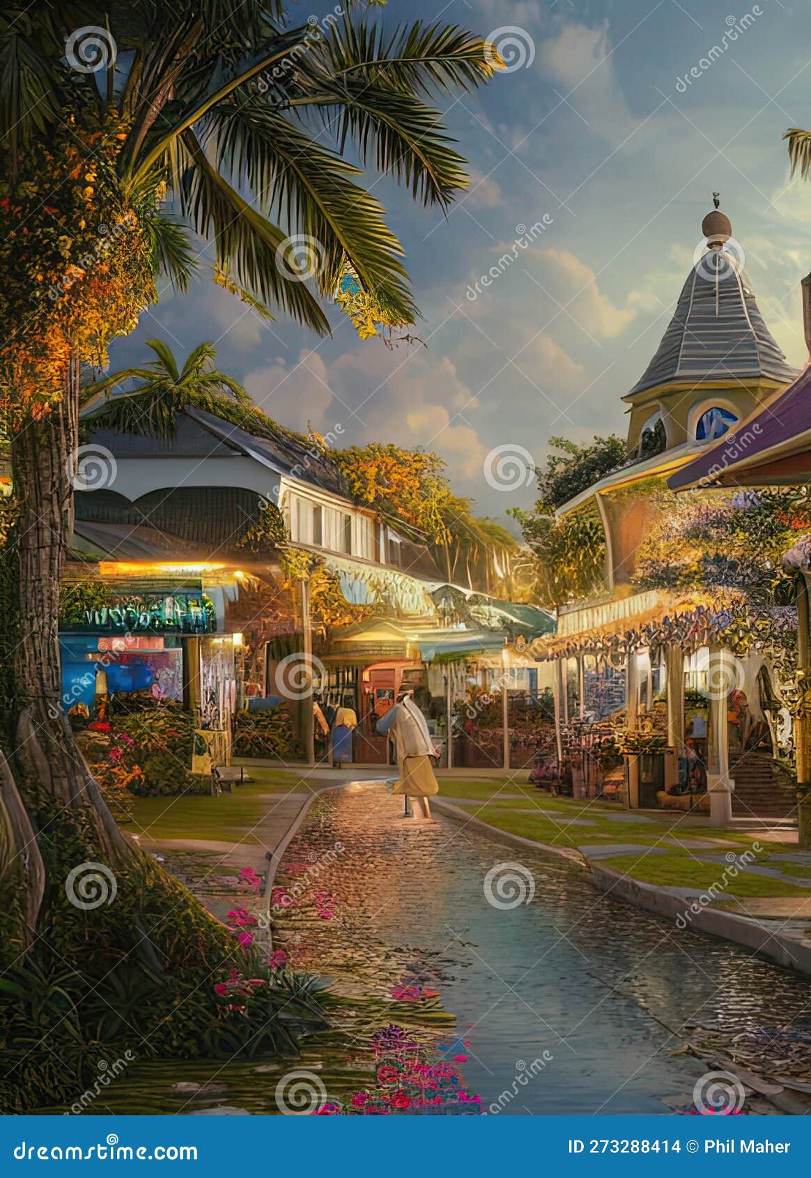 Kuala Belait, Belait, Brunei. Generative AI. Stock Illustration ...