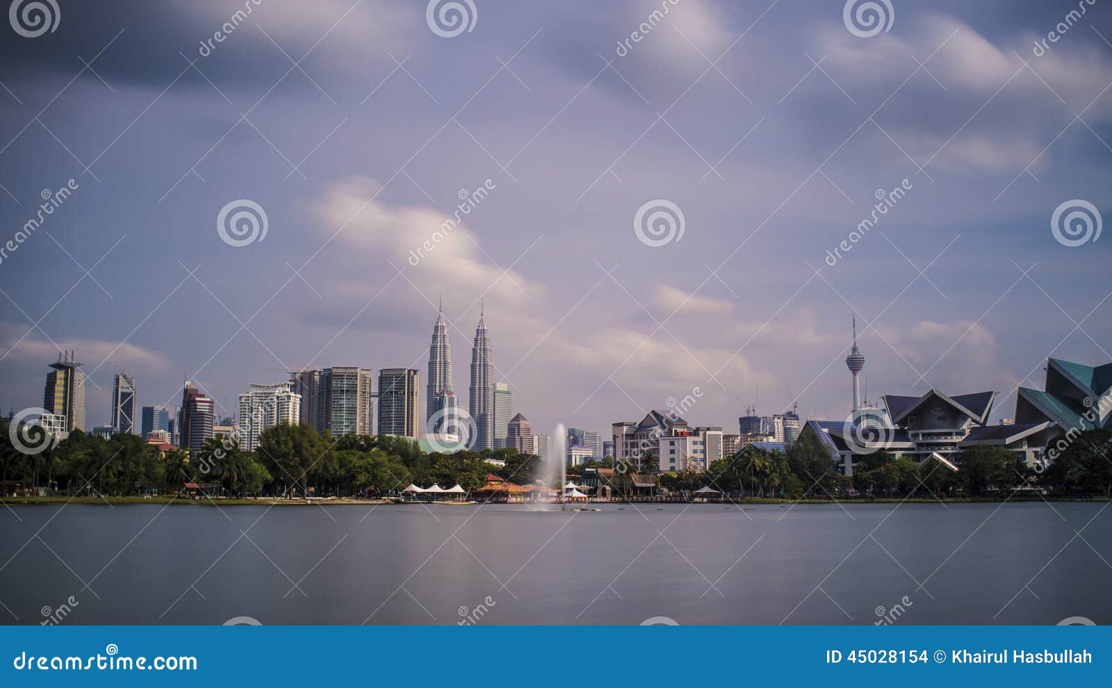 Kuala Lumpur Cityscape stock photo. Image of jogging - 45028154