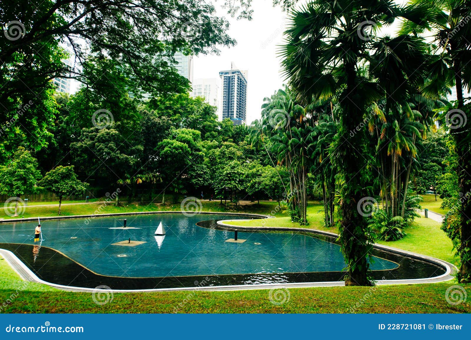 Kuala Lumpur, Malaysia - August 2019 Pool in Kuala Lumpur Editorial ...