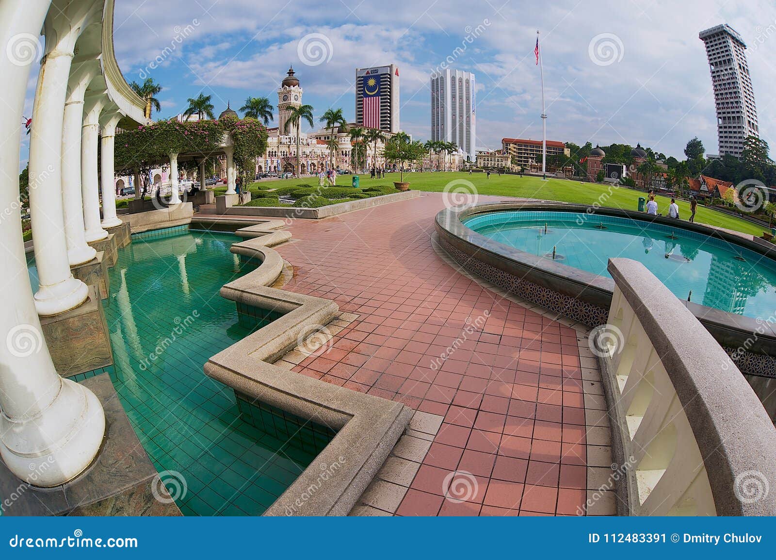 View To the Independence Square in Kuala Lumpur, Malaysia. Editorial ...