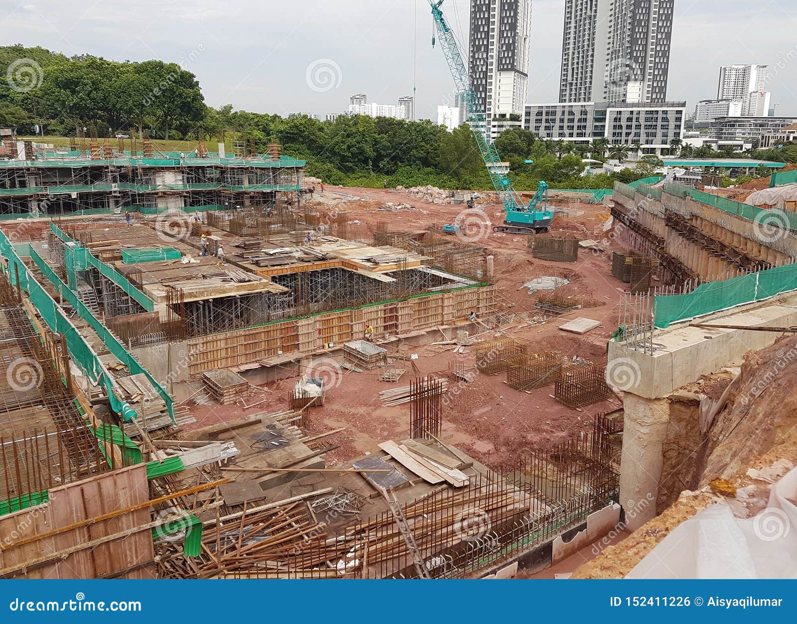 Building Substructure and Super-structure Under Construction Using the ...