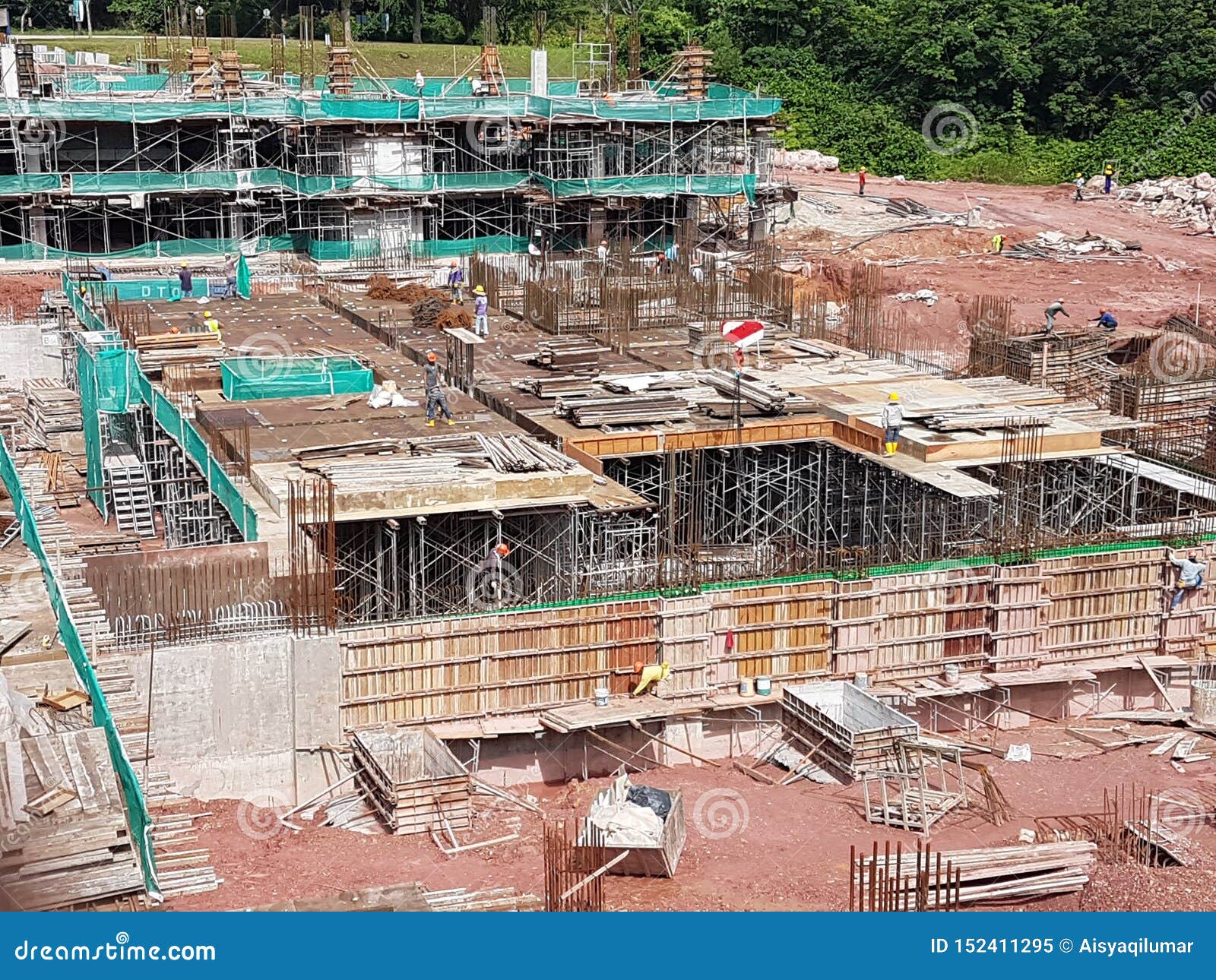 Building Substructure and Super-structure Under Construction Using the ...