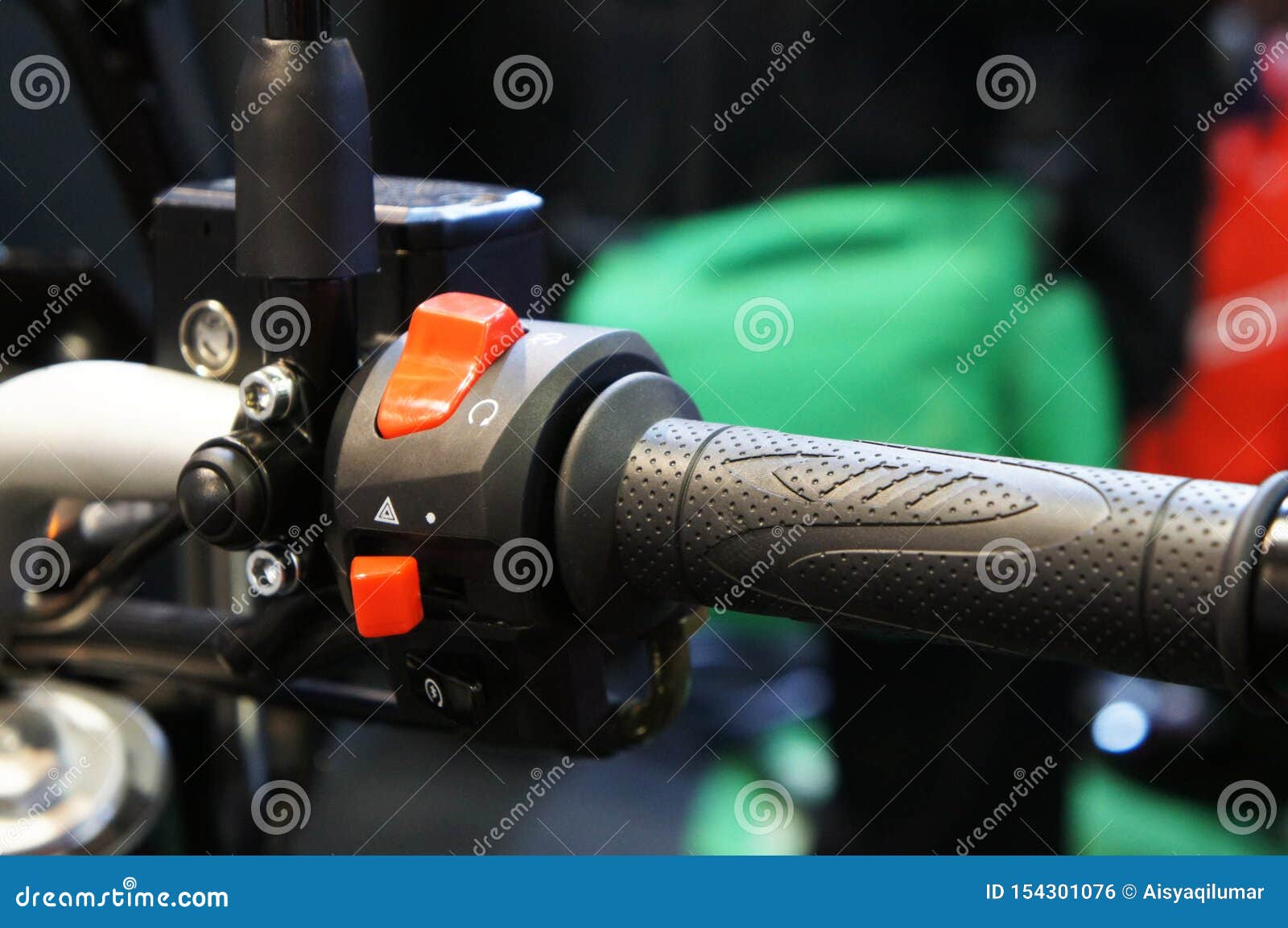 Motorcycle Ignition and Engine Kill Button. Editorial Photo - Image of ...
