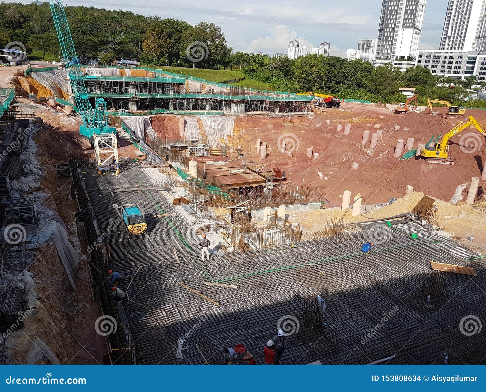 Building Substructure and Super-structure Under Construction Using the ...