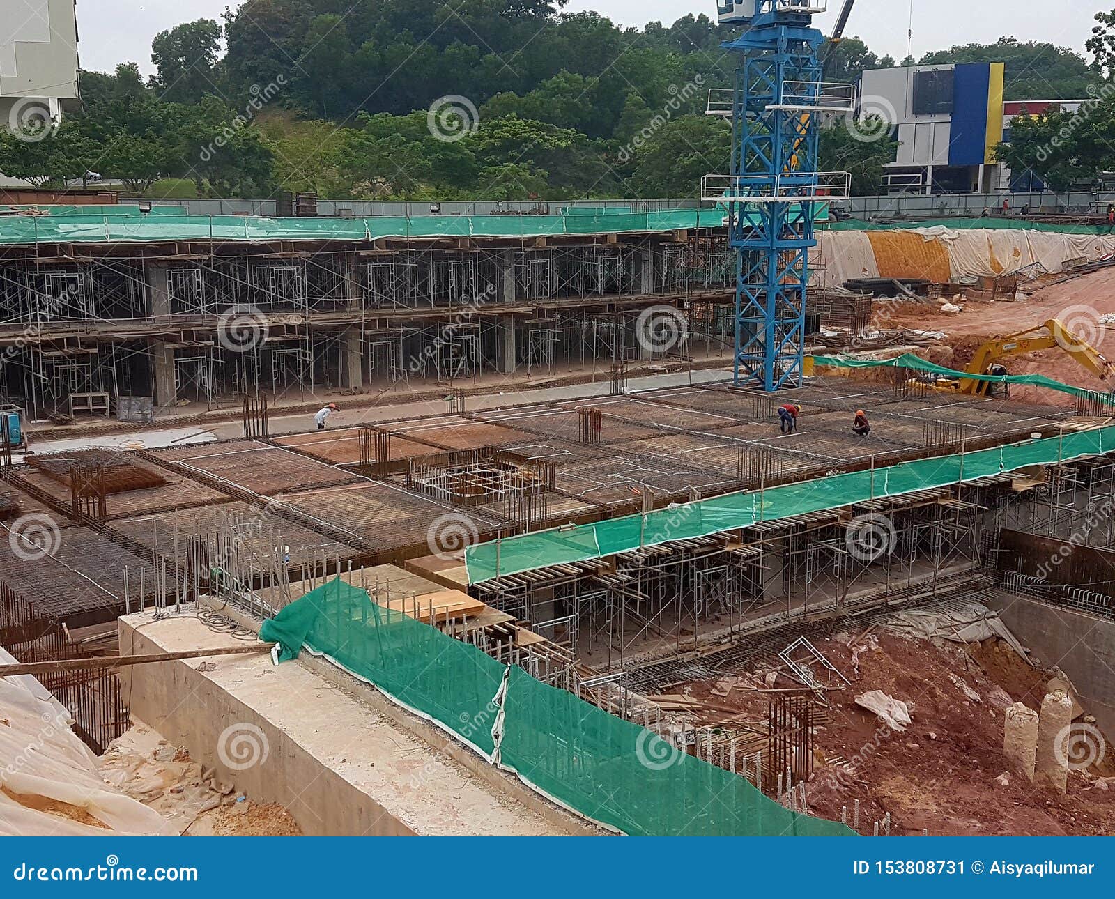 Building Substructure and Super-structure Under Construction Using the ...