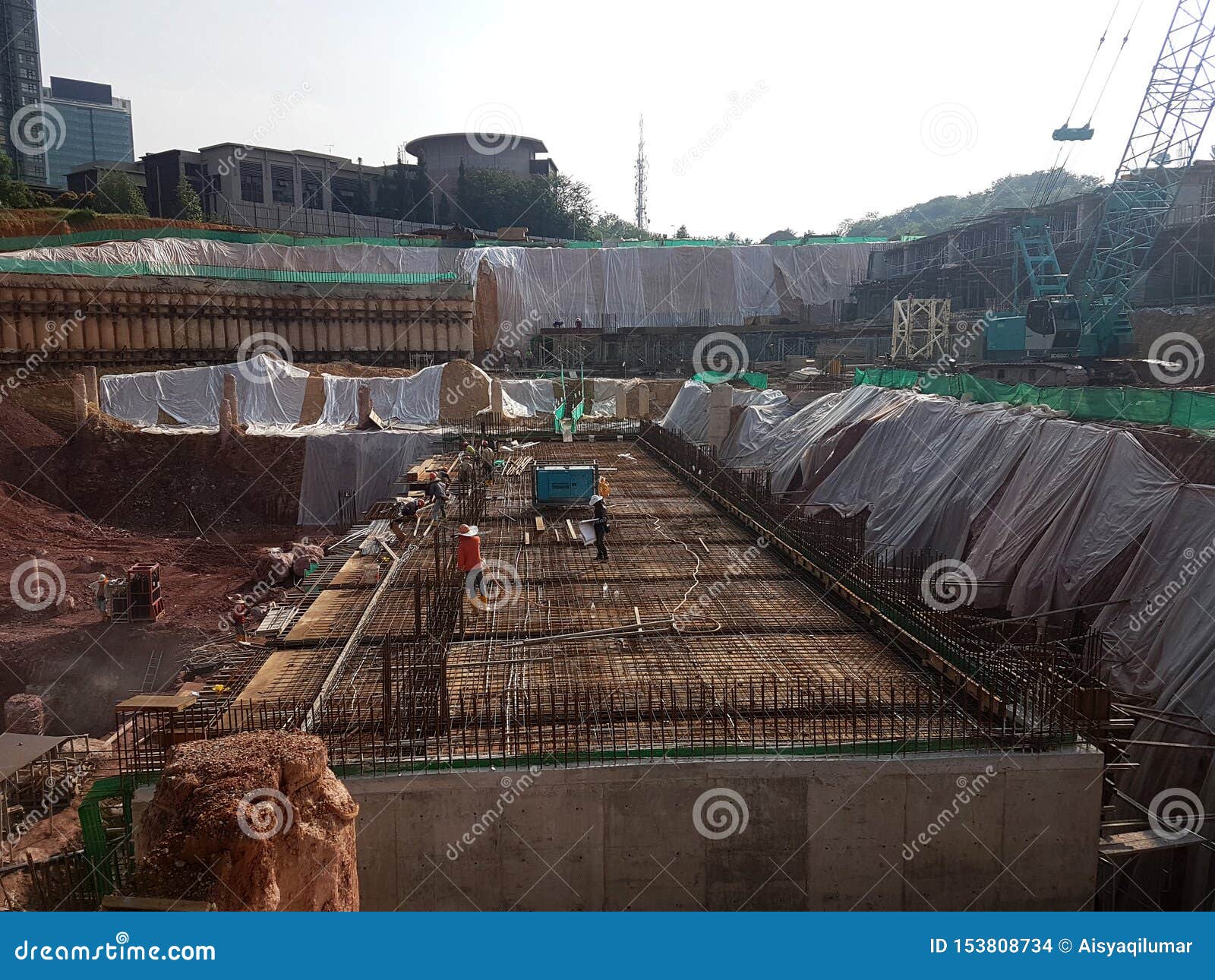 Building Substructure and Super-structure Under Construction Using the ...