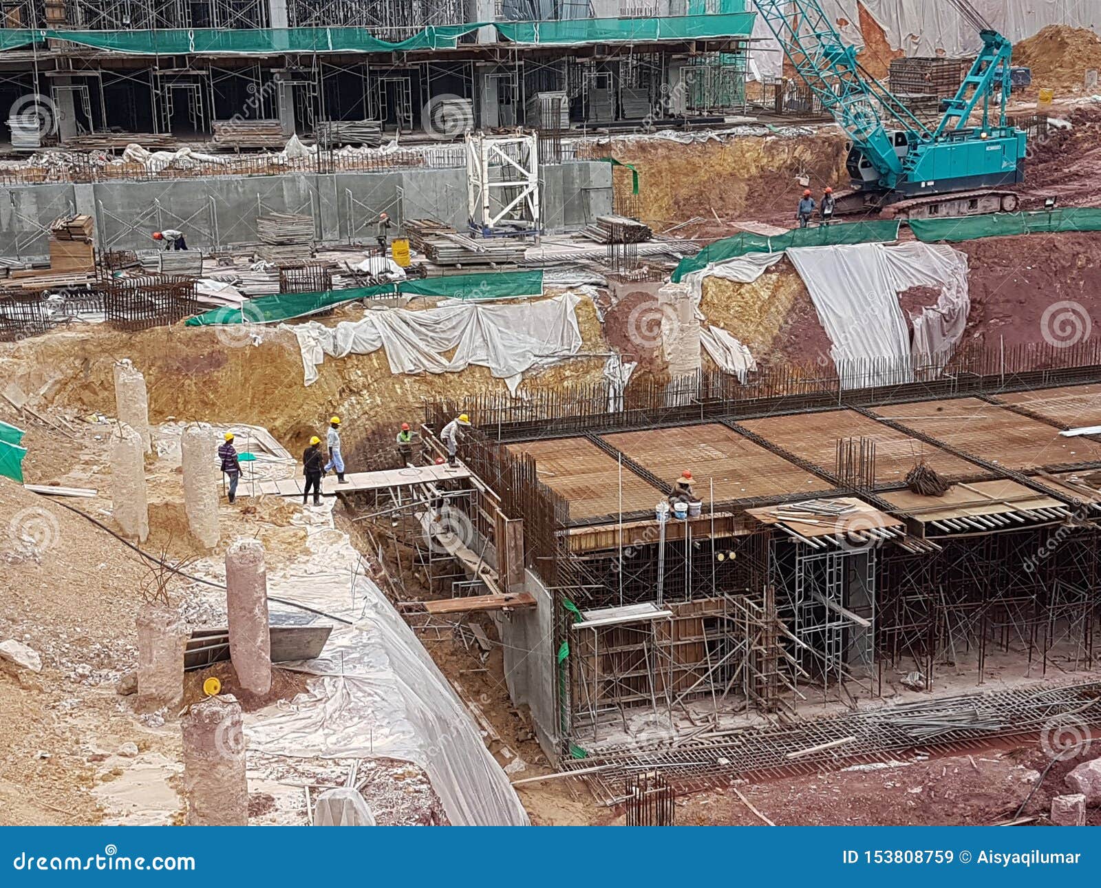 Building Substructure and Super-structure Under Construction Using the ...