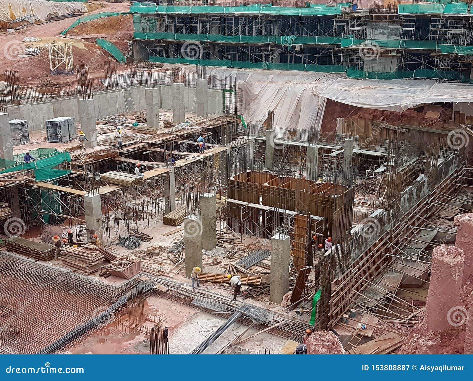 Building Substructure and Super-structure Under Construction Using the ...
