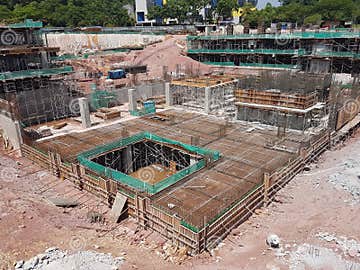 Building Substructure and Super-structure Under Construction Using the ...