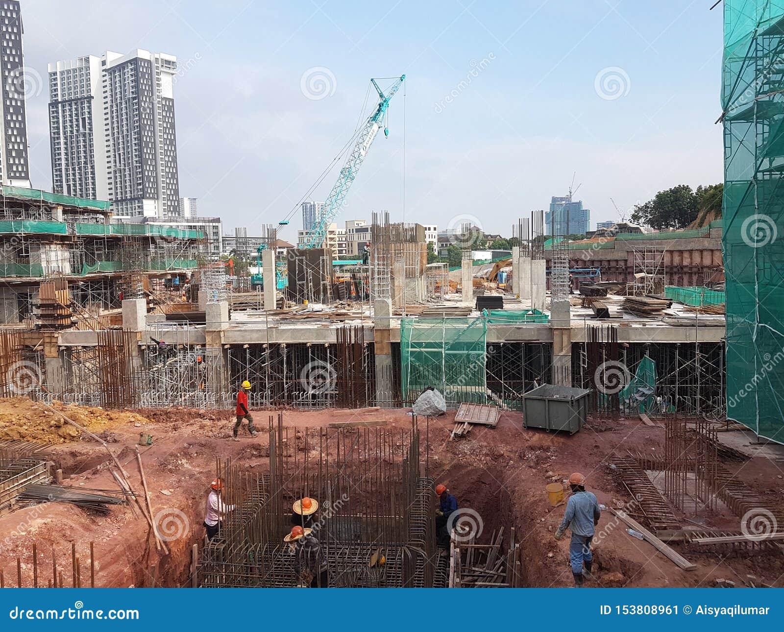 Building Substructure and Super-structure Under Construction Using the ...