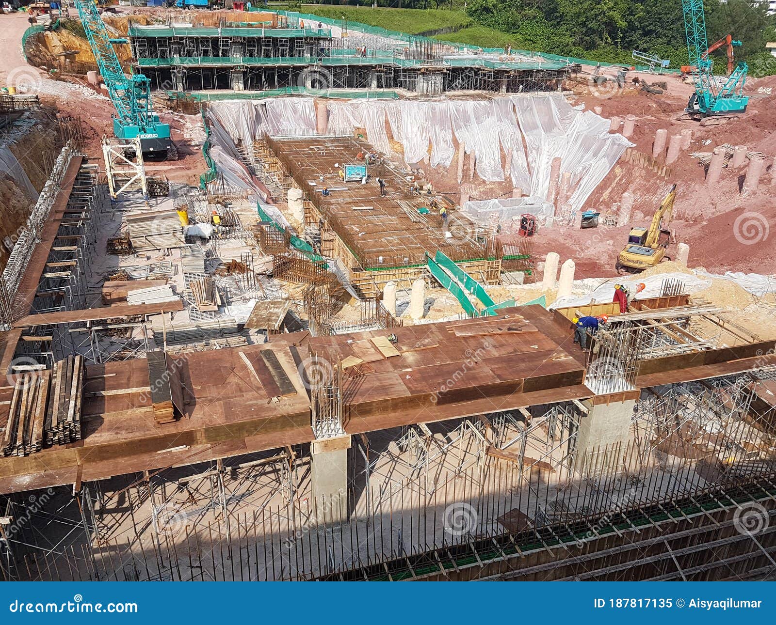 Building Substructure and Super-structure Under Construction Using the ...