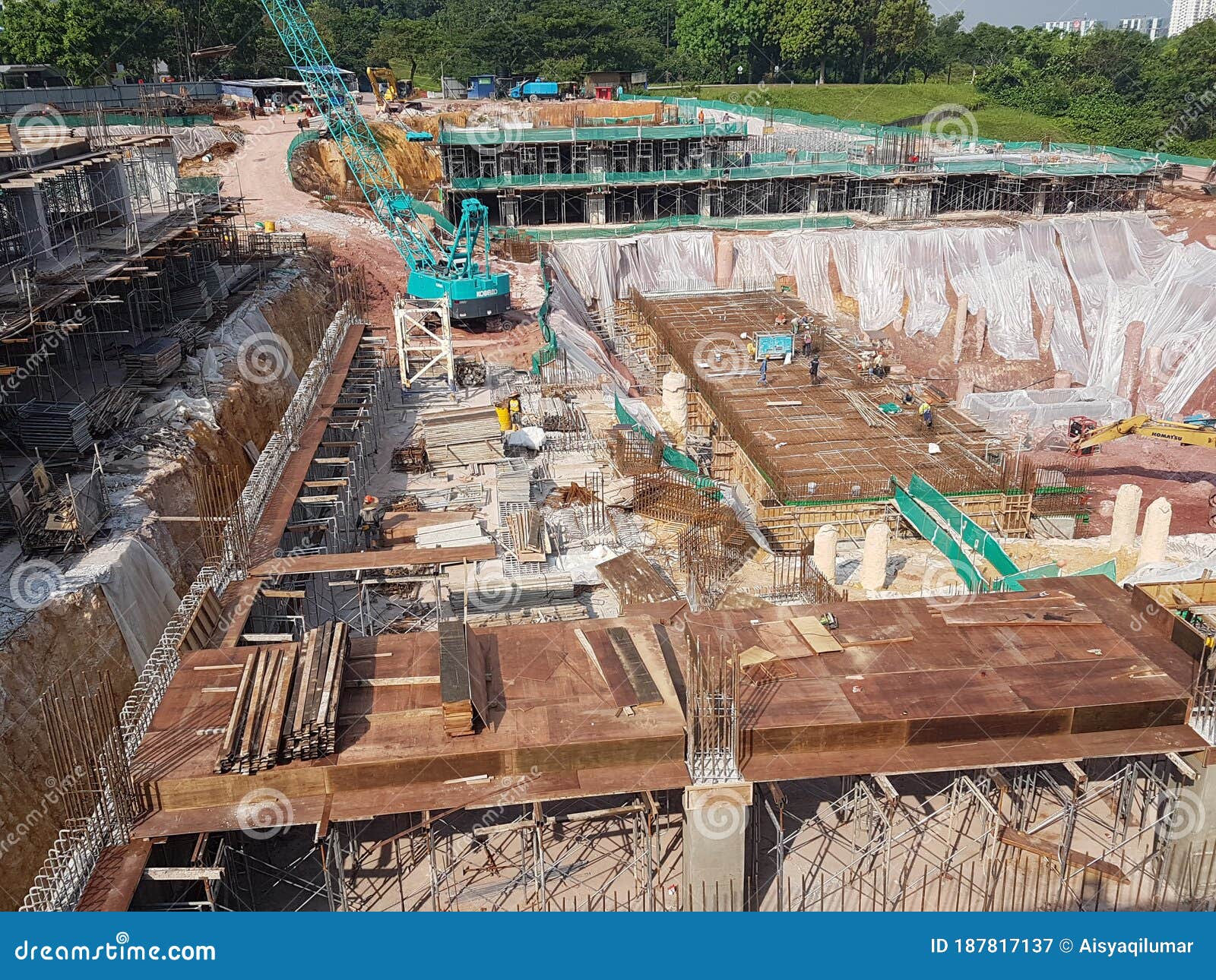 Building Substructure And Super-structure Under Construction Using The ...