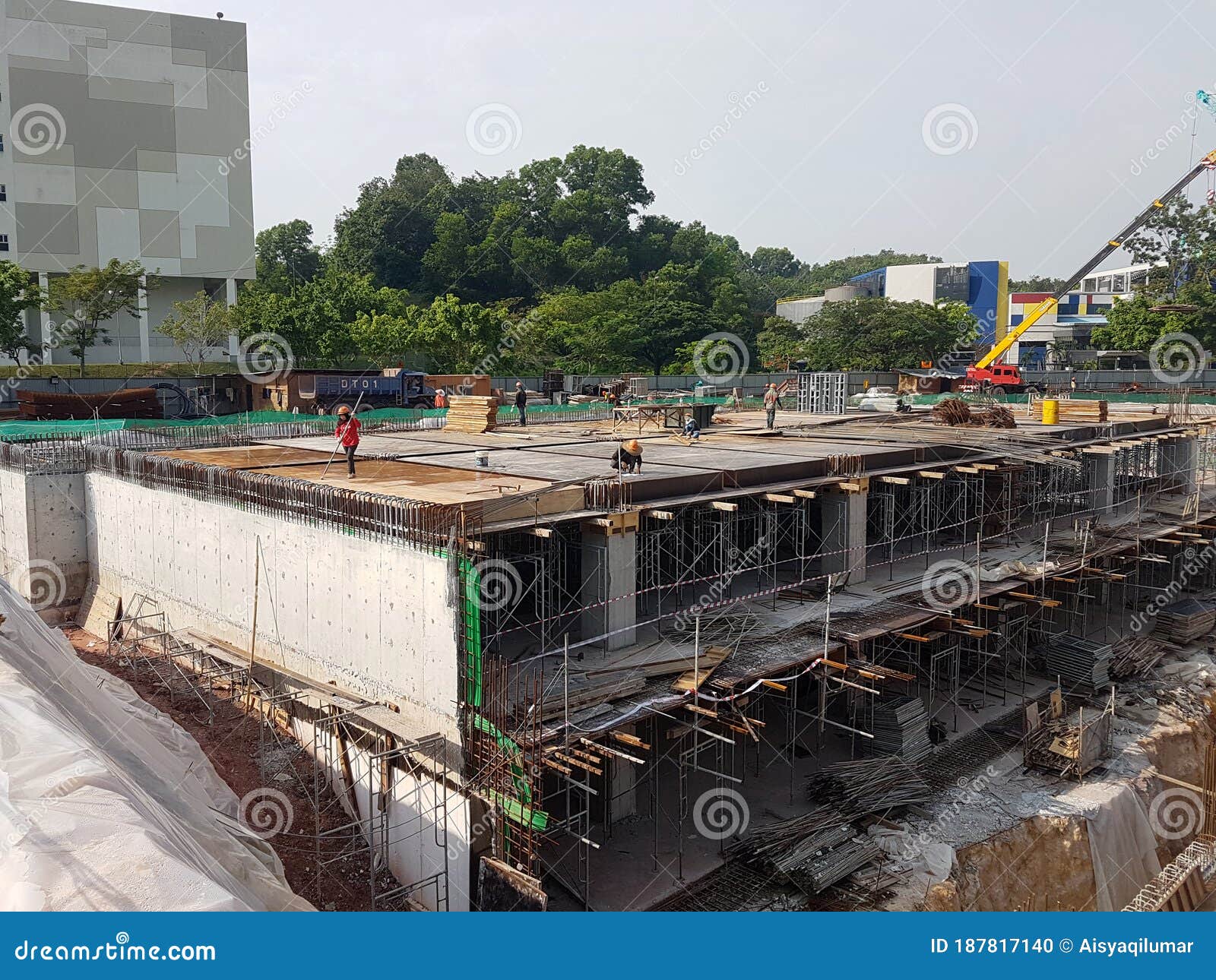 Building Substructure and Super-structure Under Construction Using the ...