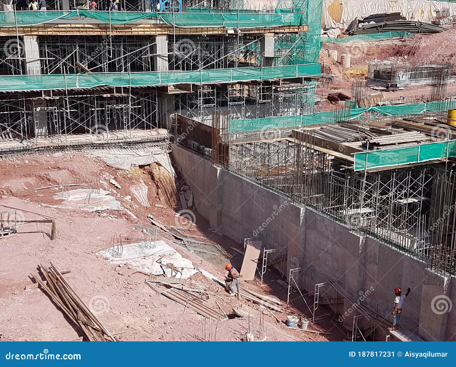 Building Substructure and Super-structure Under Construction Using the ...