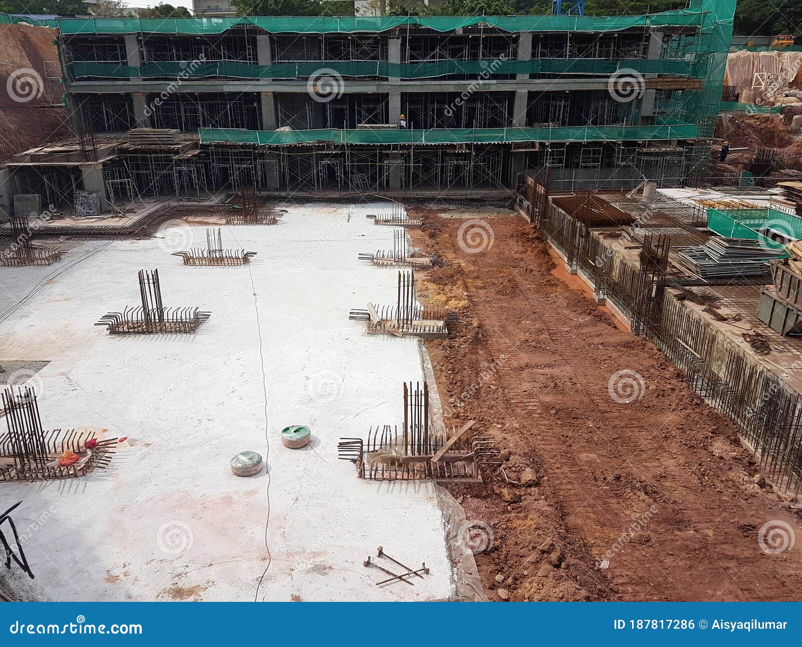 Building Substructure and Super-structure Under Construction Using the ...