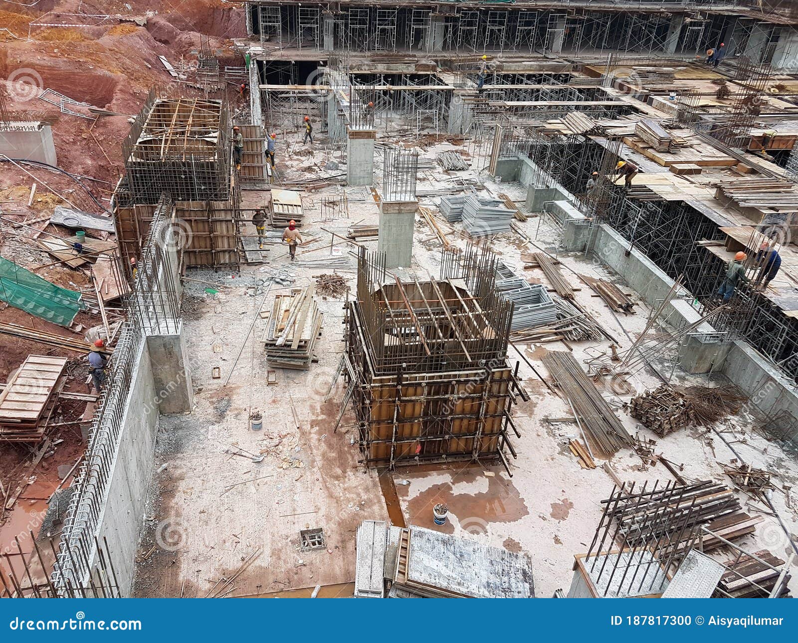 Building Substructure and Super-structure Under Construction Using the ...