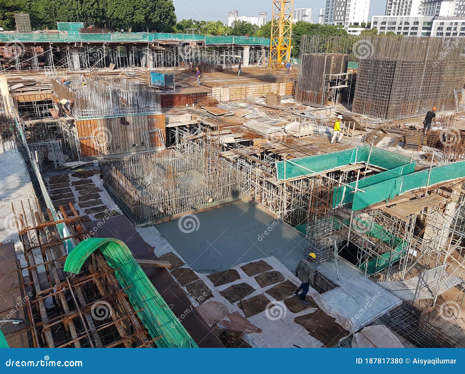 Building Substructure and Super-structure Under Construction Using the ...