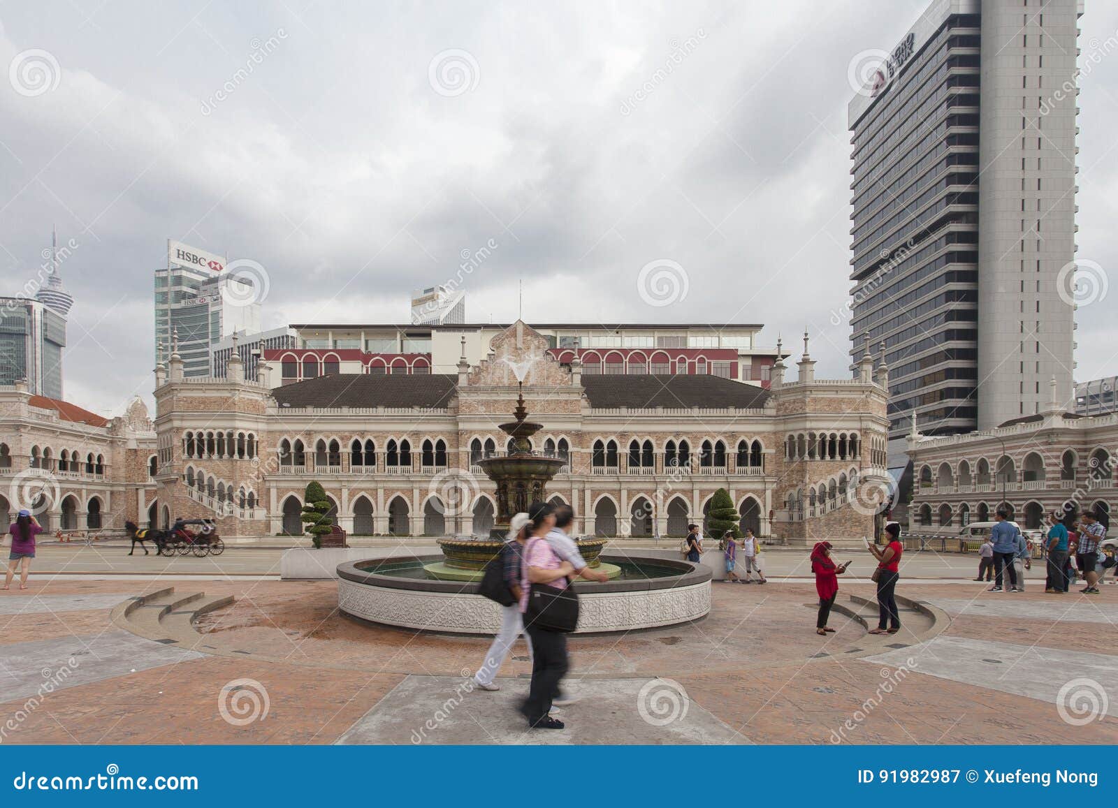 KUALA LUMPUR, MALAYSIA - OCTOBER 23: Merdeka Square in Downtown ...
