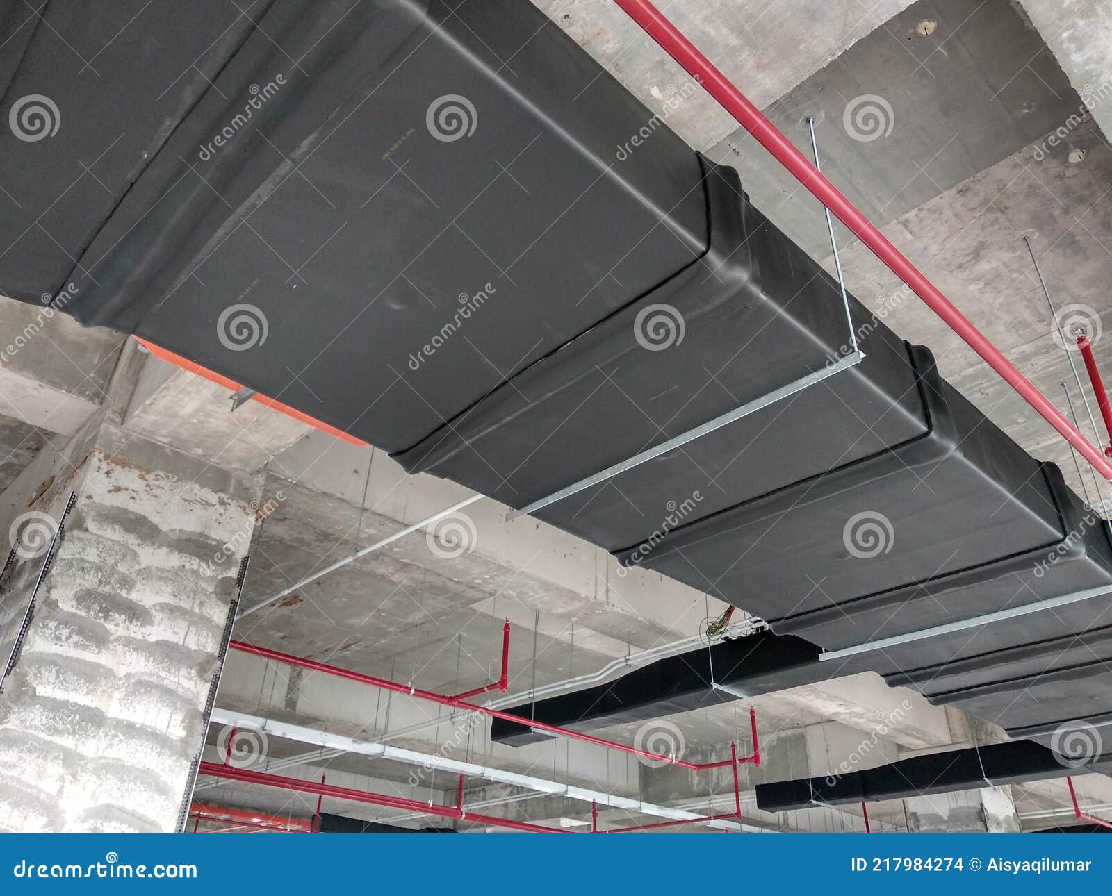 Mechanical Electrical Control Rooms In Industrial Building Stock Image ...