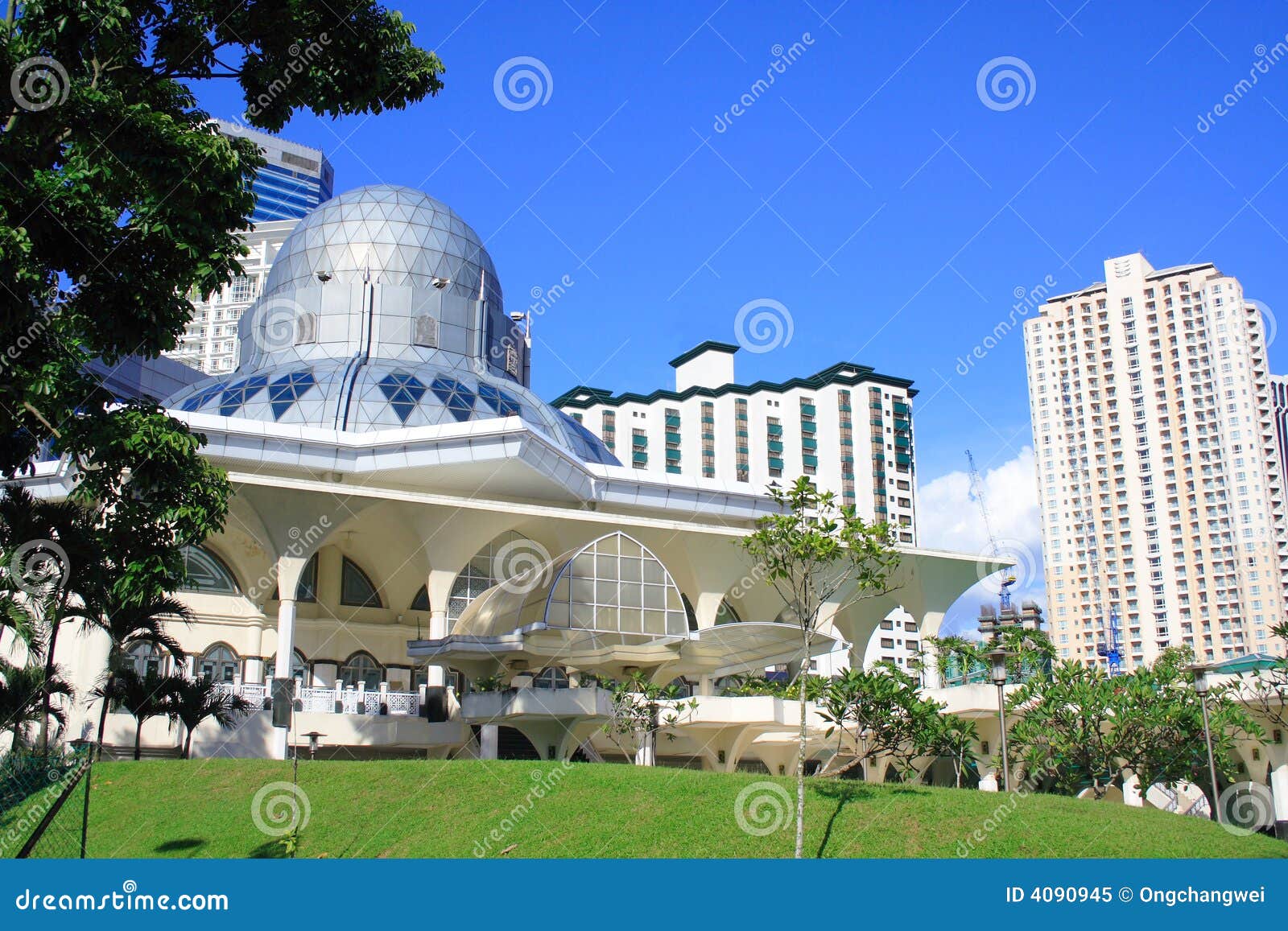 Kuala Lumpur Mosque stock image. Image of structure, corporation - 4090945