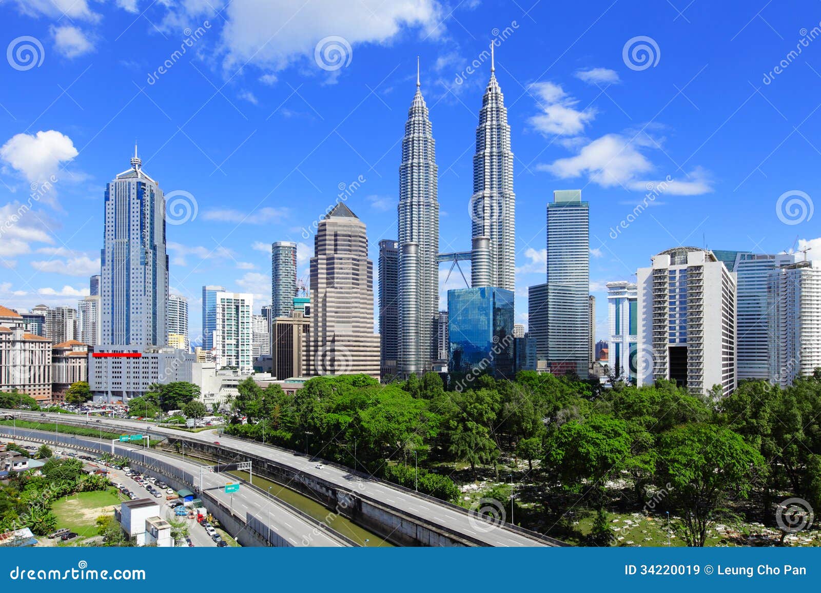 Kuala Lumpur skyline stock image. Image of financial - 34220019