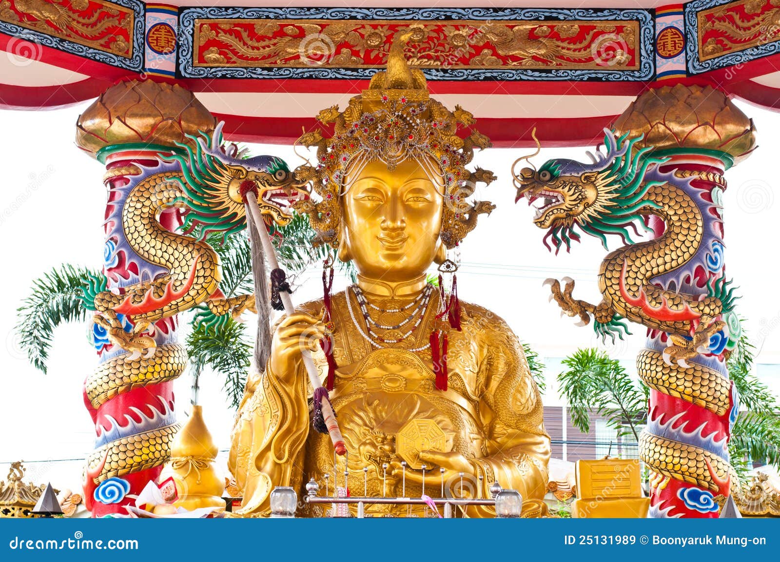 Kuan Yin imagem de stock. Imagem de templo, tranquilo - 25131989