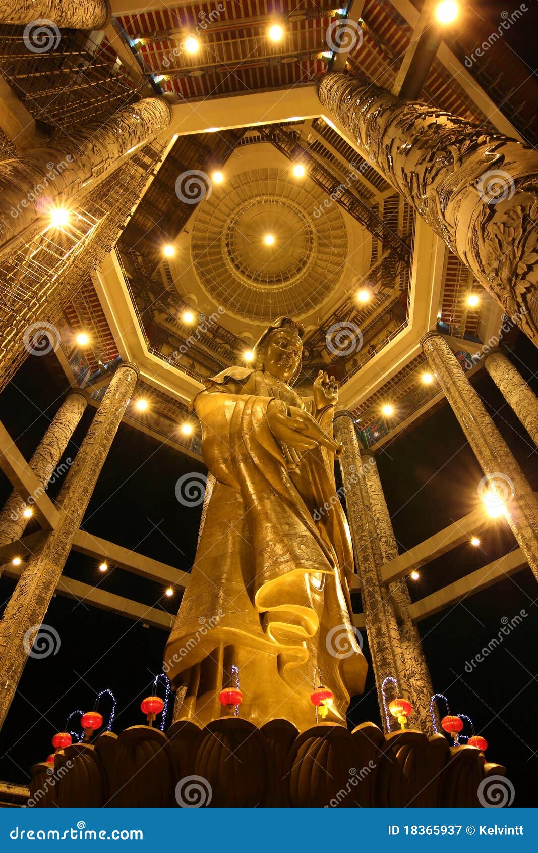 Kuan Yin Statue at Kek Lok Si 02 Stock Image - Image of buddha, faith ...