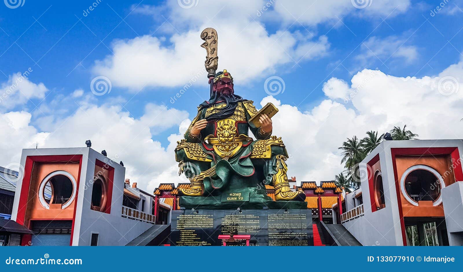 Kuan Yu statue editorial image. Image of guan, shot - 133077910