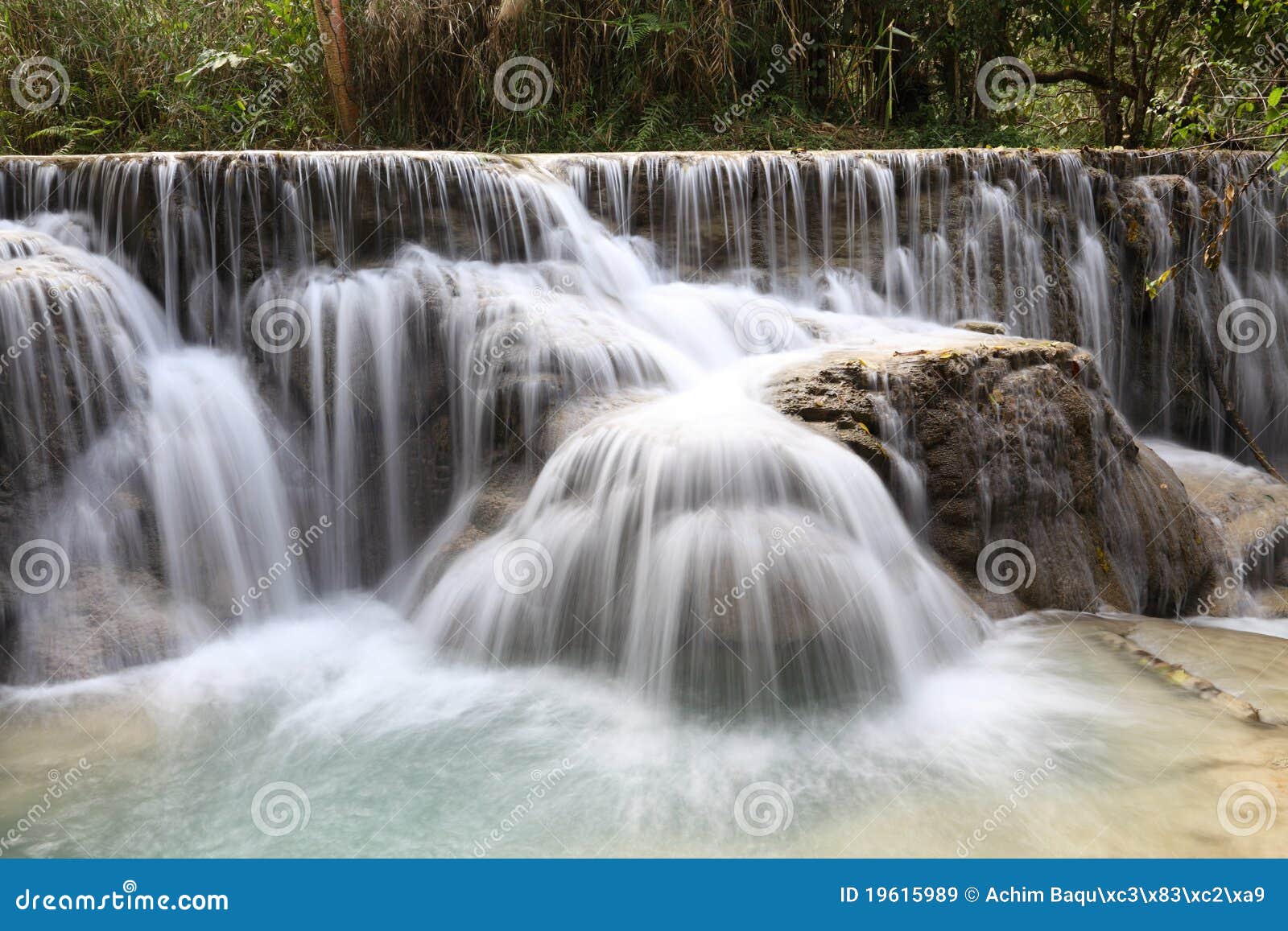 Kuang Si Falls Royalty-Free Stock Photography | CartoonDealer.com #40261775