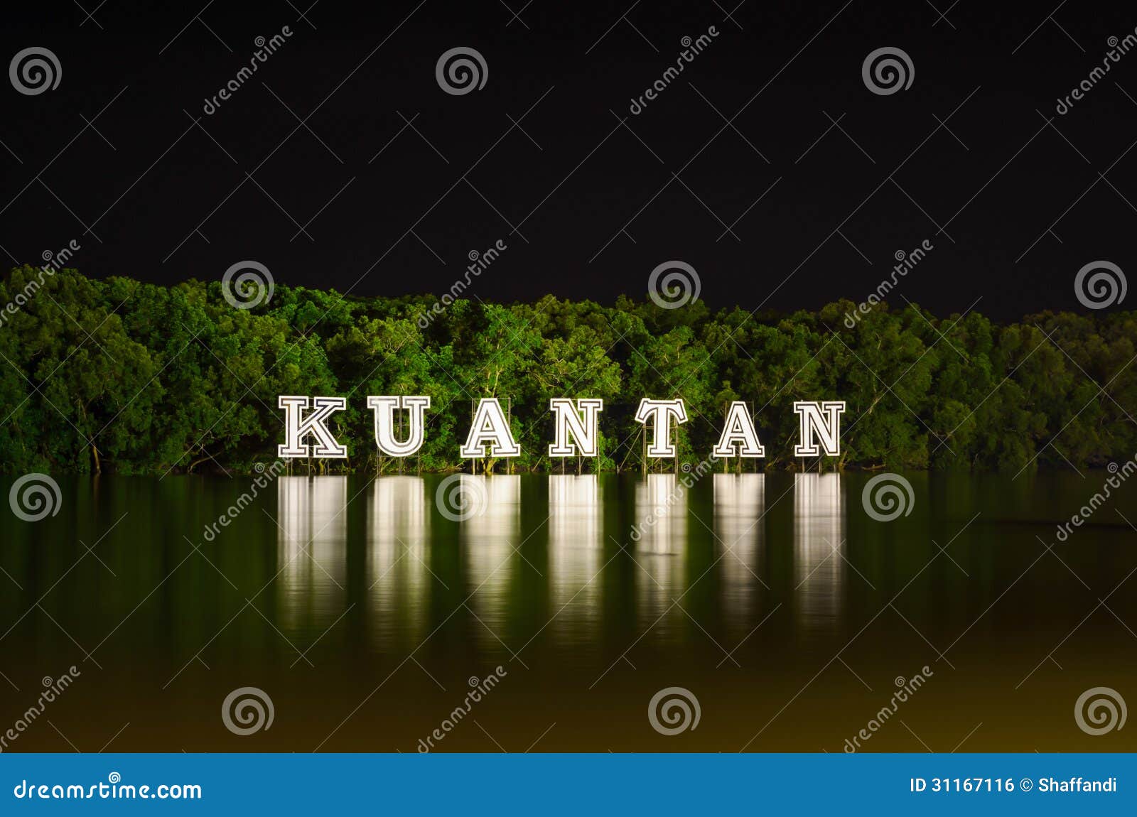 Kuantan Sign Board stock photo. Image of asia, kuantan - 31167116