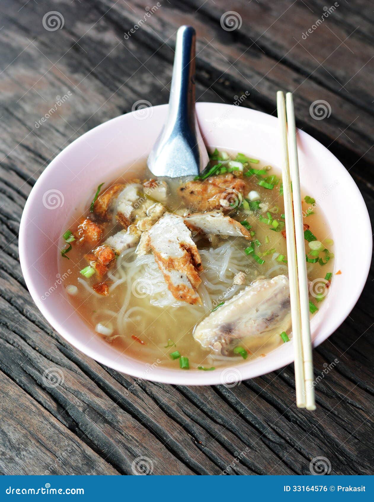 Kuay (paste of Rice Flour ; Boiled Chinese Pasta Square) Stock Photo ...