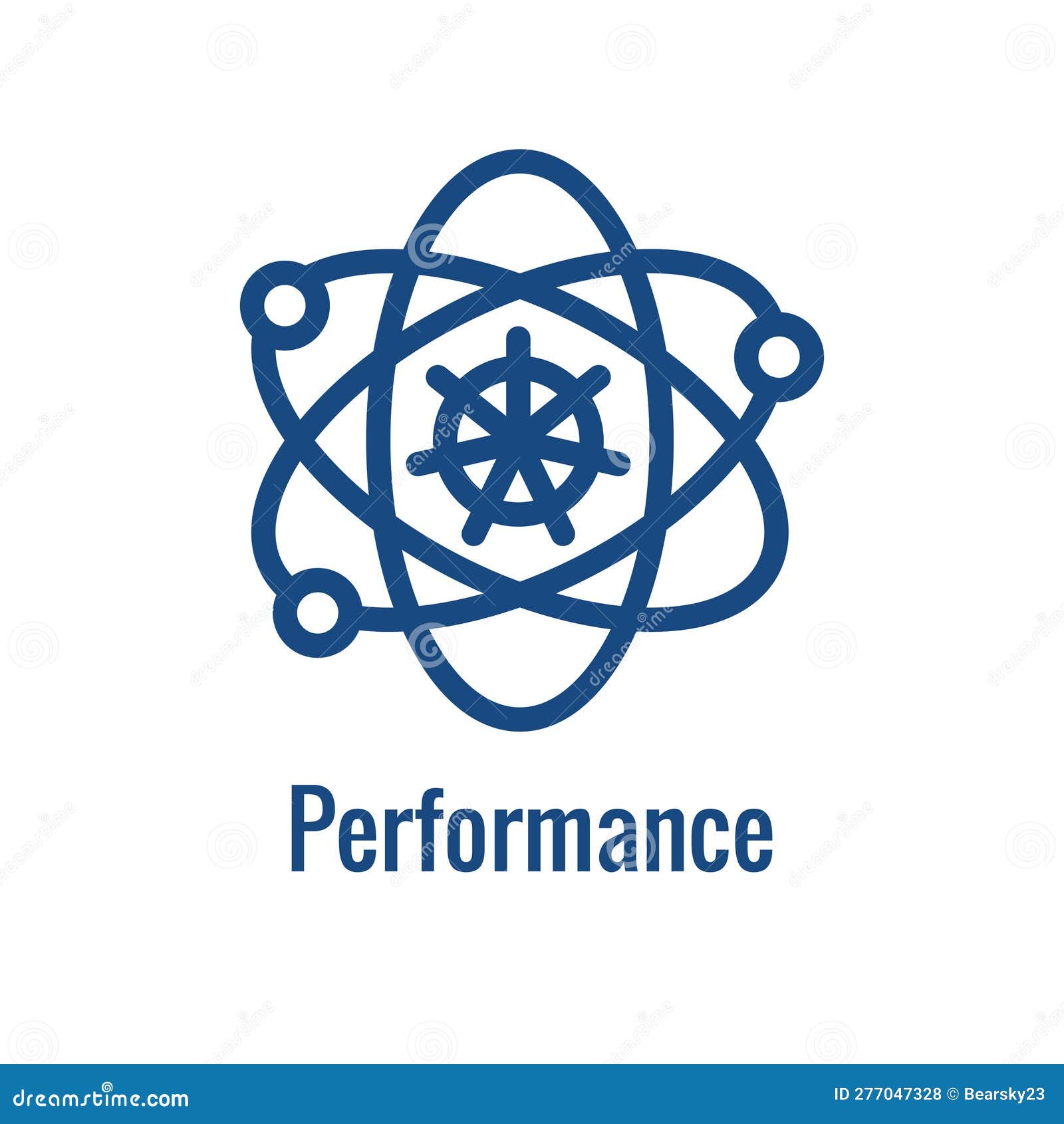 Kubernetes Development and Environment Icon Showing Aspect Stock Vector ...