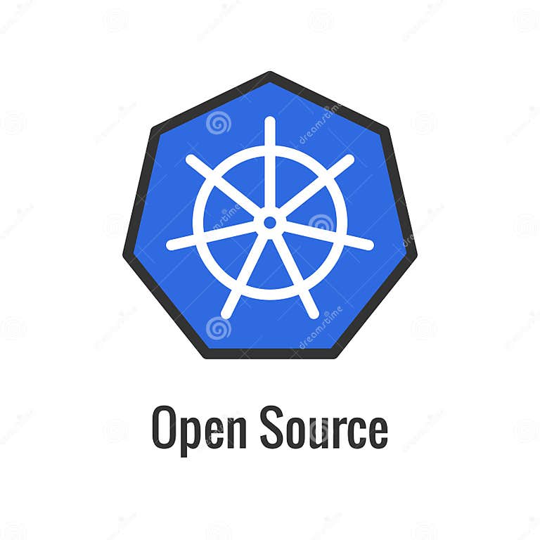 Kubernetes Development and Environment Icon Showing Aspect Stock ...