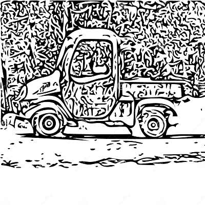 KUBOTA, ATV, 4-wheeler, 4x4 Vehicle, Boys Coloring Page Stock ...