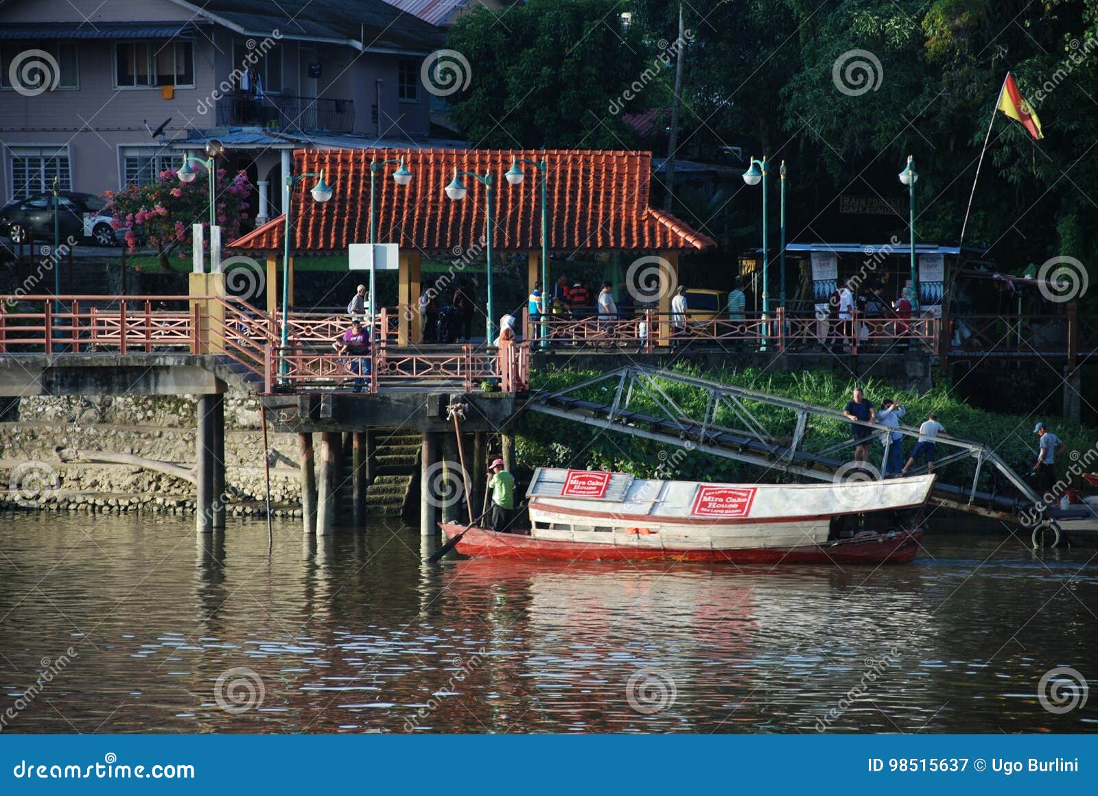 Kuching River View Malaysia Borneo Editorial Photography - Image of ...