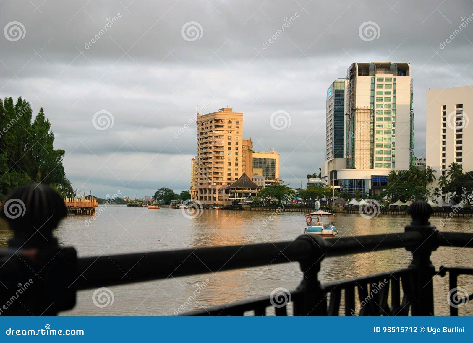 Kuching River View Malaysia Borneo Editorial Photography - Image of ...