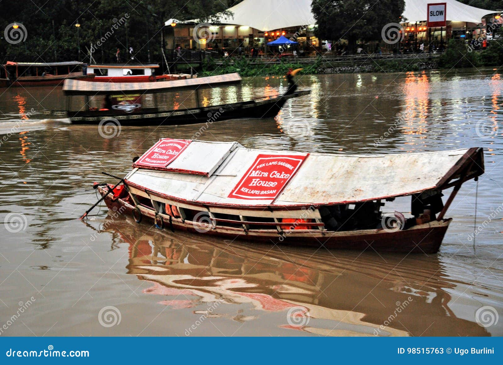 Kuching River View Malaysia Borneo Editorial Stock Photo - Image of ...