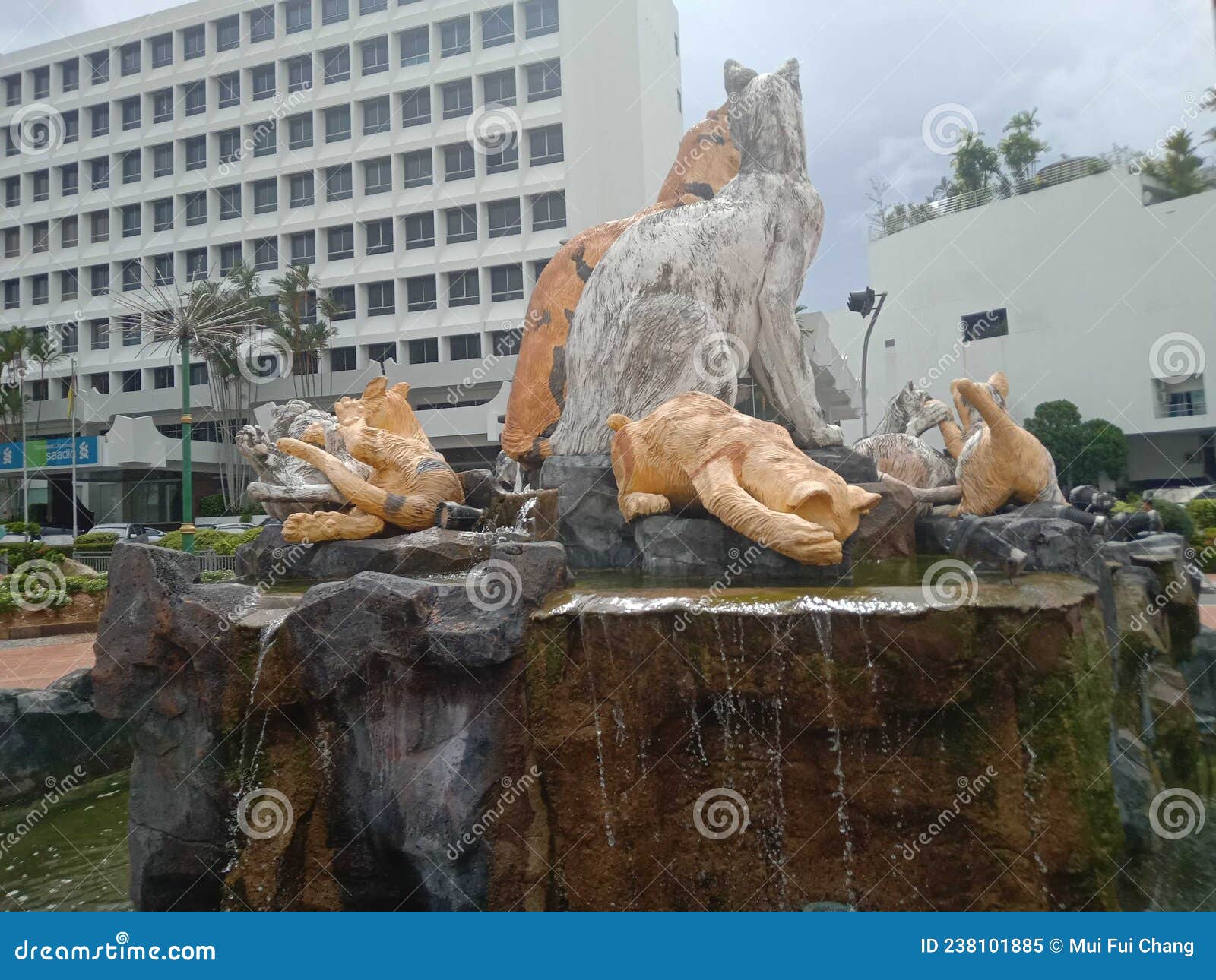 Kuching, Sarawak Malaysia - May 14 2021: The Buildings, Landmarks And ...