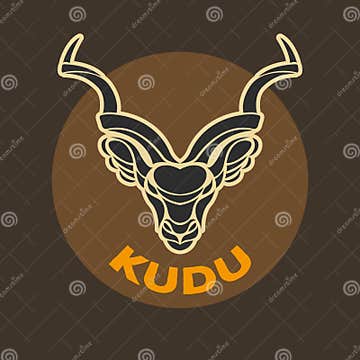 KUDU logo stock vector. Illustration of background, nature - 60433943