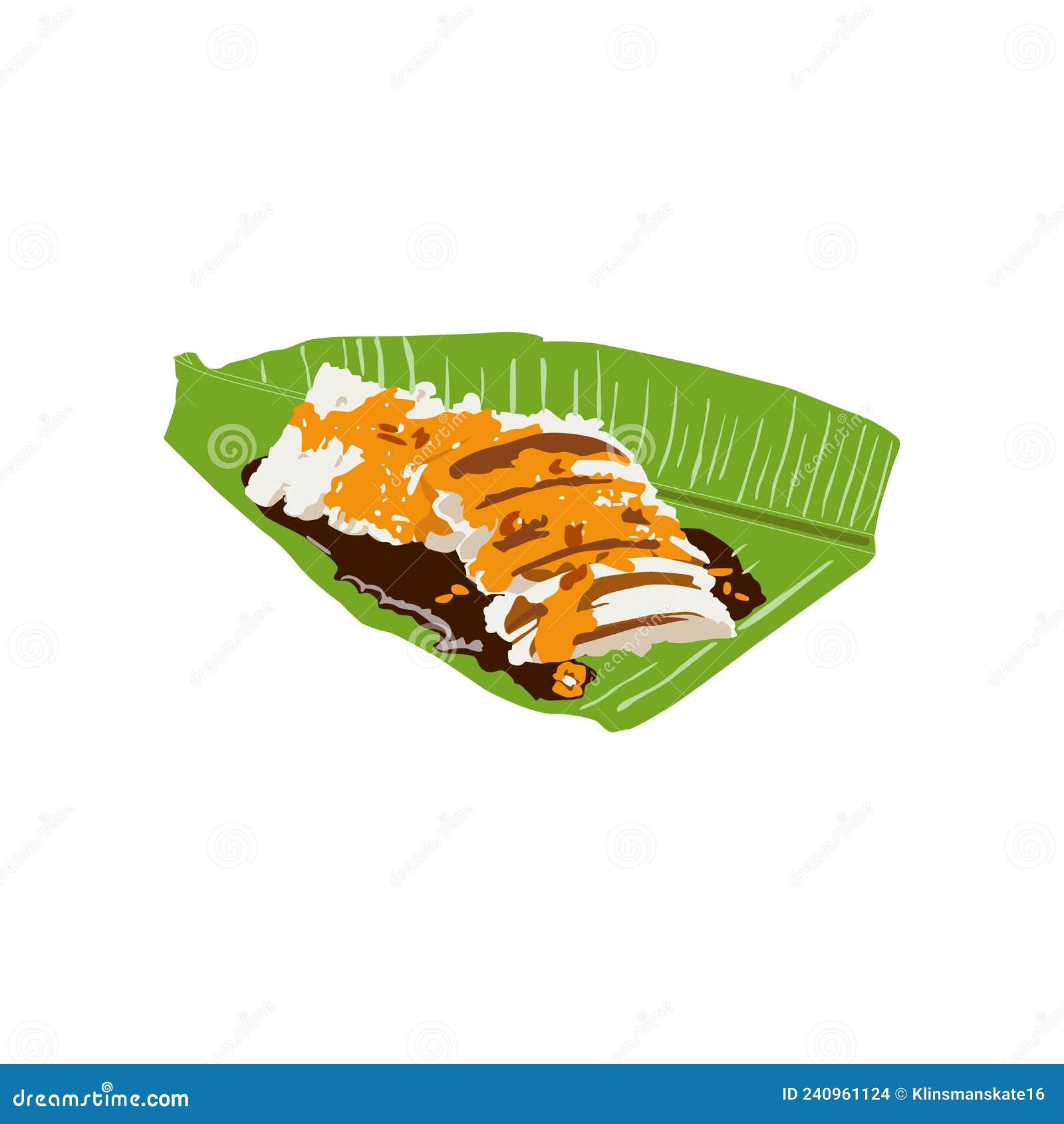 Kue Rangi Indonesian Food Design Vector Stock Vector - Illustration of ...