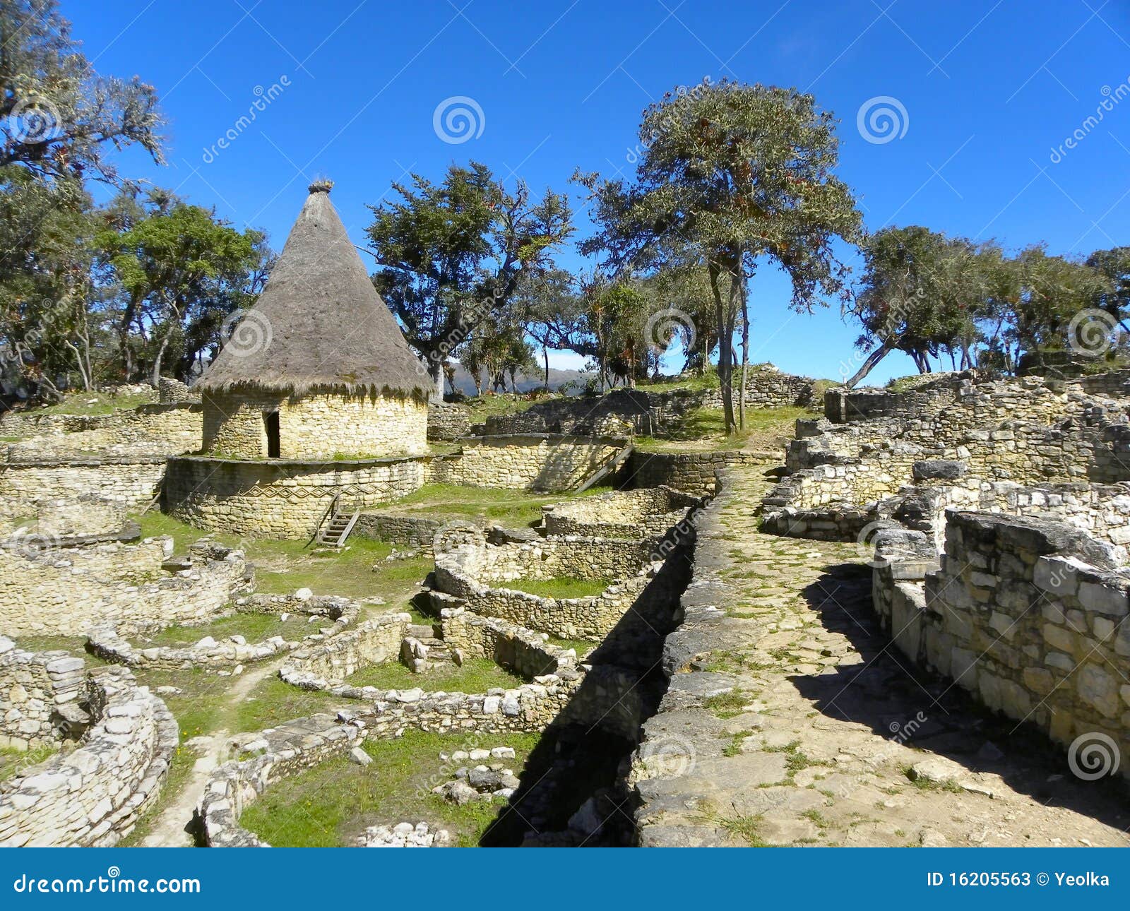 Kuelap Fortress,Chachapoyas, Amazonas, Peru. Stock Image - Image of ...