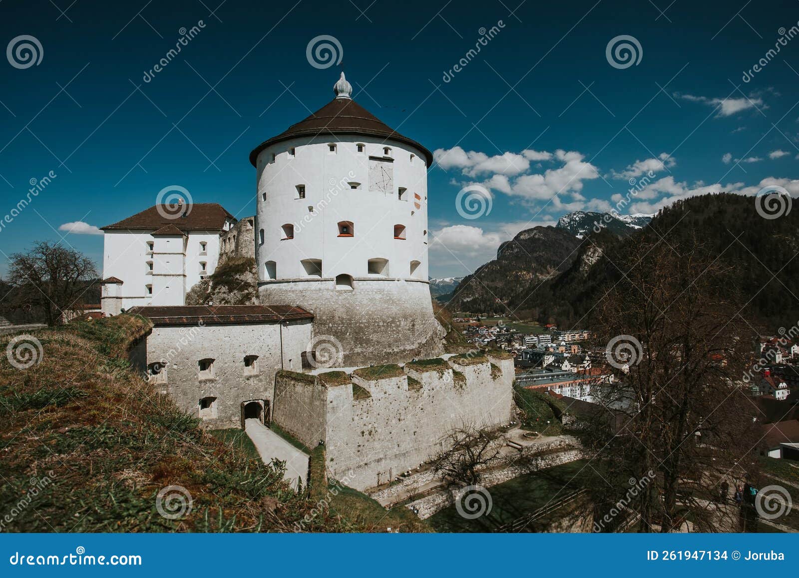 Kufstein Fortress in Austria Stock Photo - Image of cloudless ...