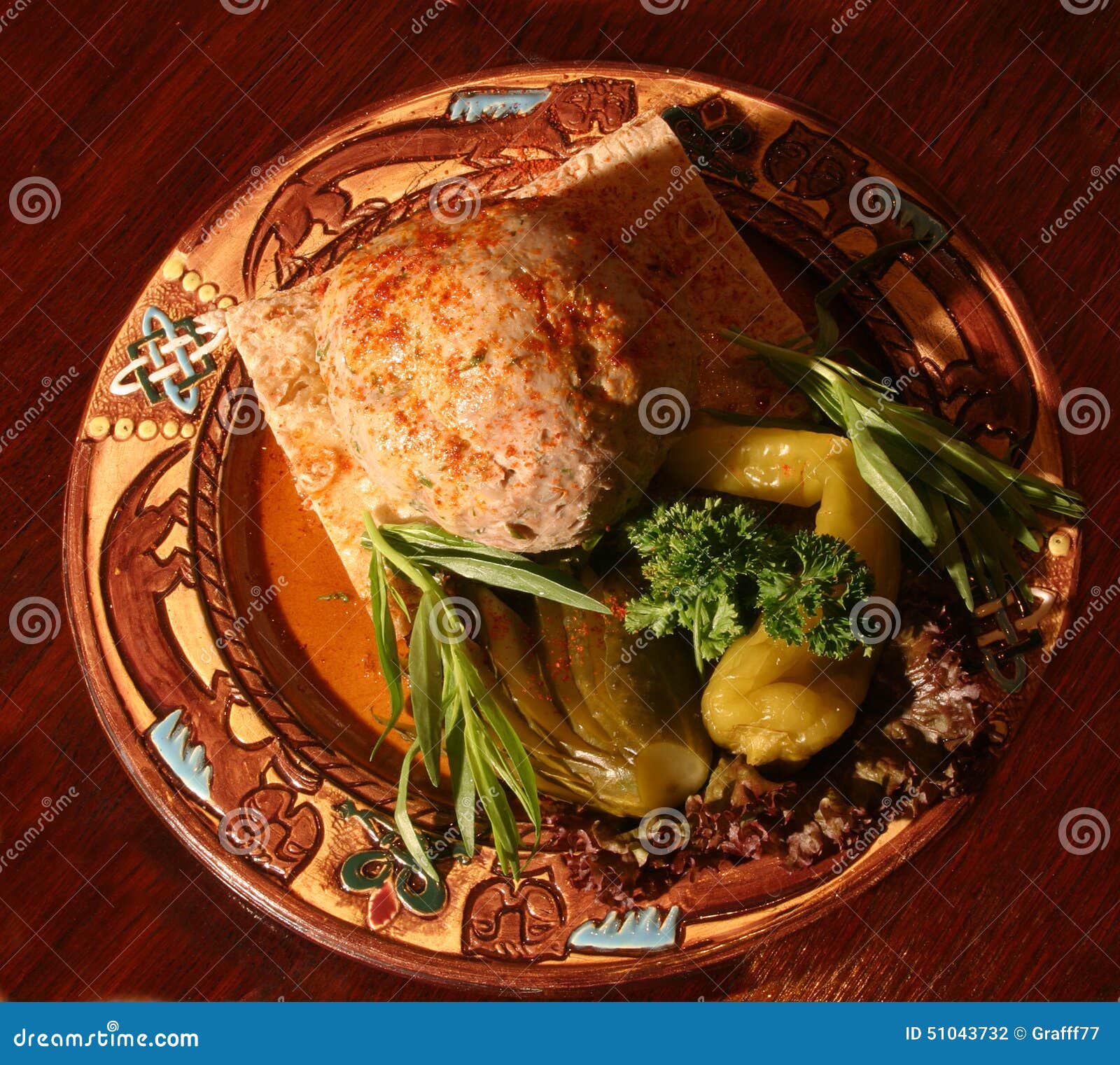 Kufta stock photo. Image of food, parsley, kyufta, meat - 51043732