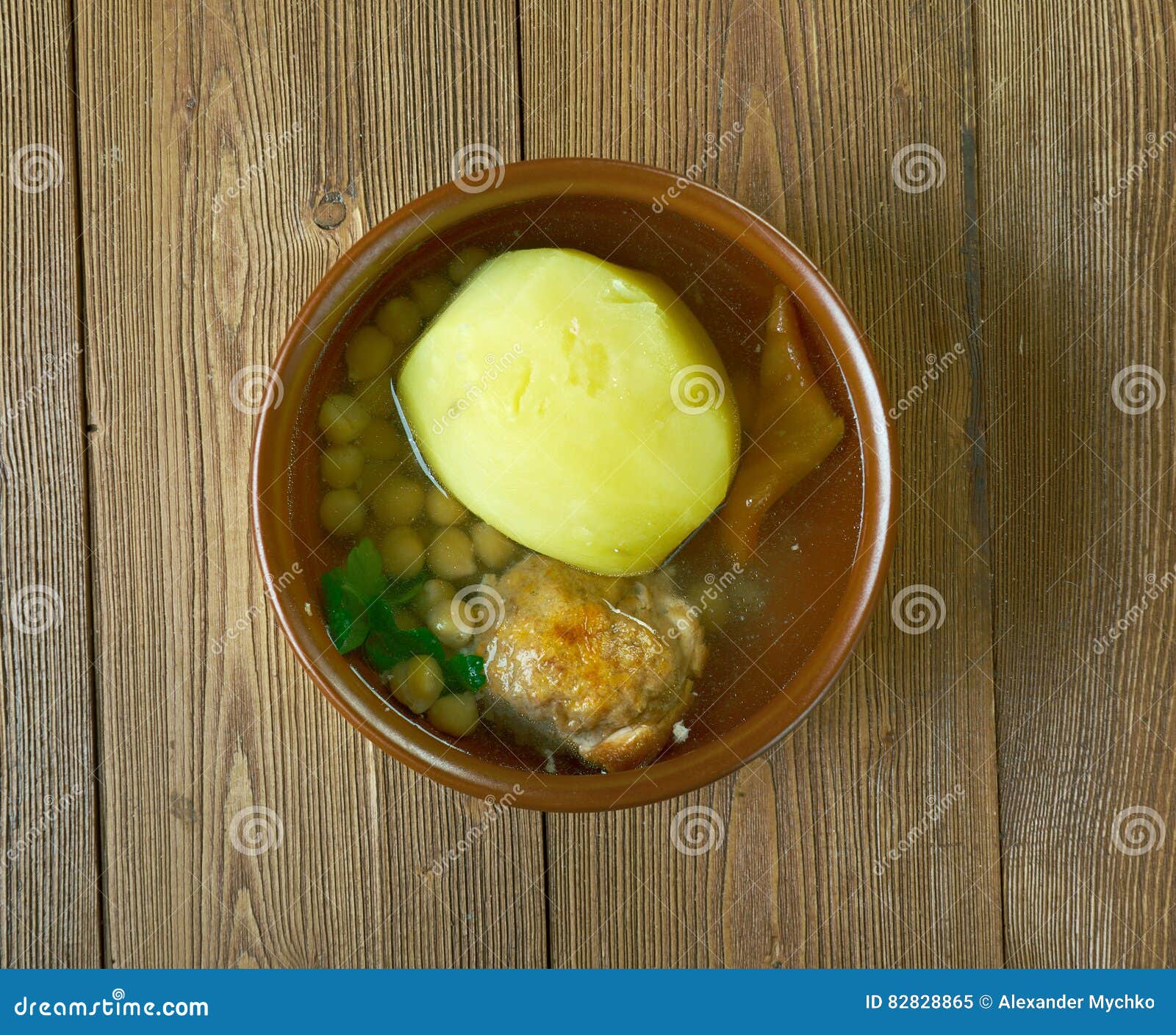 Kufta bozbash stock image. Image of cooking, chickpeas - 82828865