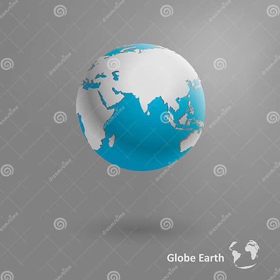 Kugel-Erde vektor abbildung. Illustration von erneuern - 64933663