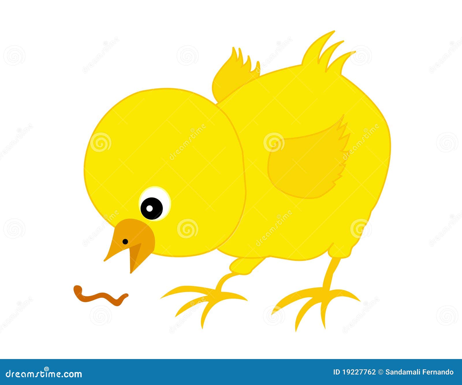 Kuiken vector illustratie. Illustration of verfraaid - 19227762